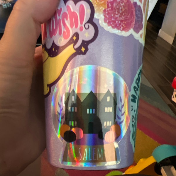 Holographic Salem Sticker, Halloween Stickers, Salem, Witch Stickers ...