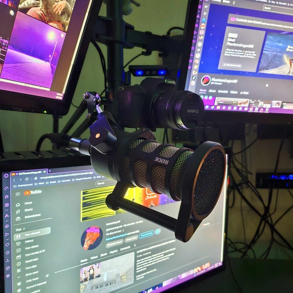 3D Printed Pop Filter for the Audio-technica AT2040 Microphone - Etsy