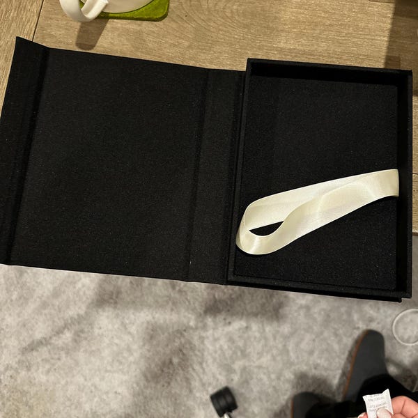 Linen USB Box - New Natural Linen | Custom USB Box Foil Stamped With ...