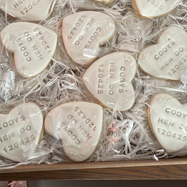 Personalised Wedding Favours With Date/ Cookies/ Wedding Gifts/wedding ...
