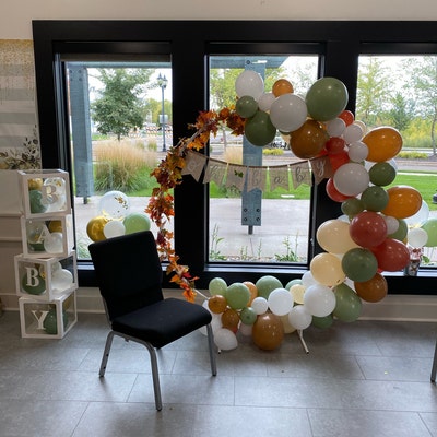 Baby Block Balloon Box With Balloons Customize Colors of - Etsy