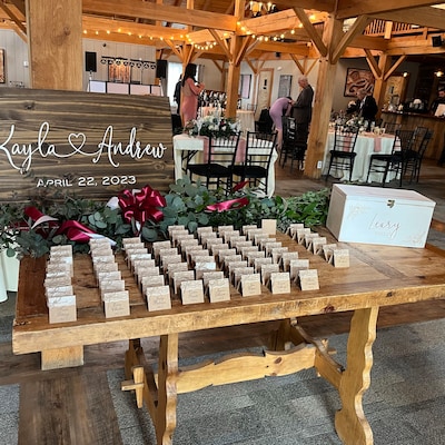 Rustic Place Cards, Rustic Wedding Place Cards, Country Wedding Place ...