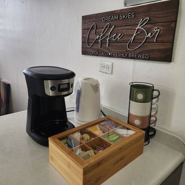 Pallet Sign - Coffee Bar Sign - Custom Wood Sign - 3D Sign ...