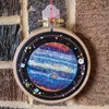 Blue Planet, Earth, Hand Embroidery - Etsy
