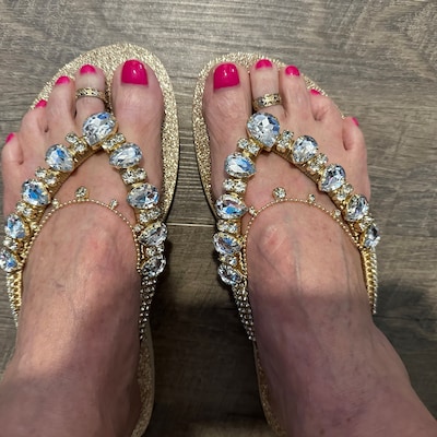 Gorgeous Woman Flip Flop Gift Unique Bridal Shower Present Beach ...