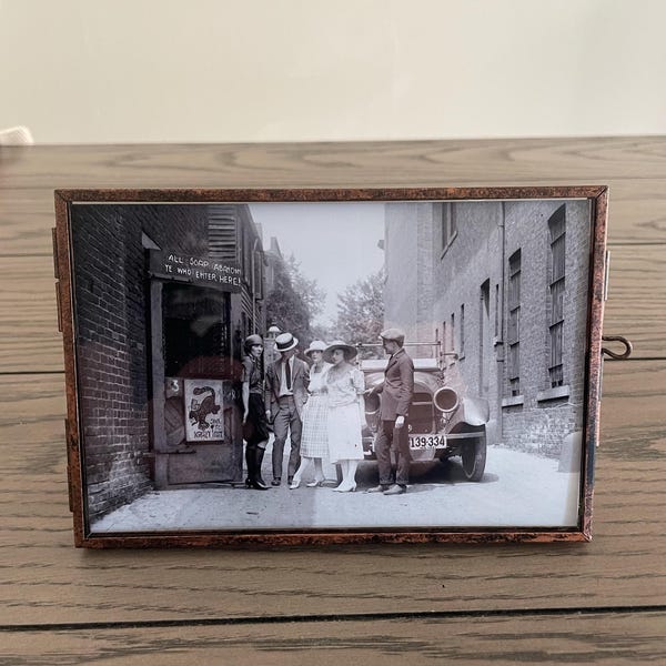 Prohibition Photo, Speakeasy Decor, Bar Cart Decor, Vintage Photo, Bar ...