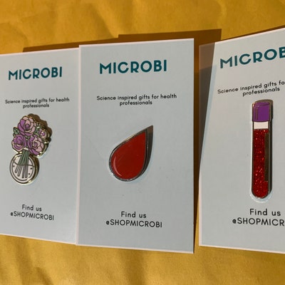 Test Tube Flower Enamel Pin / Laboratory Flask / Science - Etsy