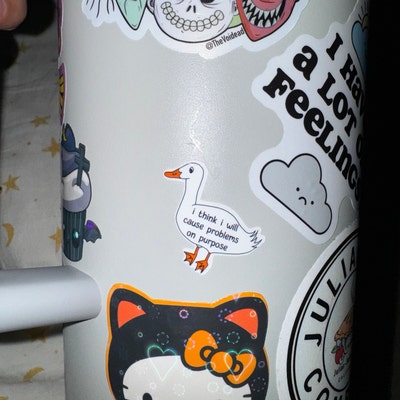 I Think I Will Cause Problems on Purpose Stickers Laptop Sticker ...