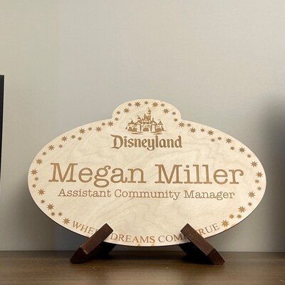 Custom Mickey Large Name Tag, Mickey Name Tag, Mickey Home Decor ...