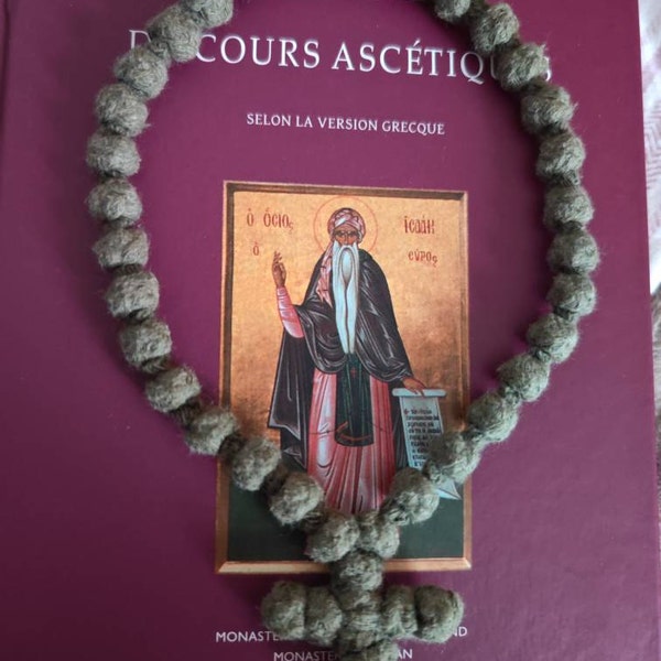 Thick 300 Knots Cotton Komboskini, Christian Orthodox Prayer Rope With ...