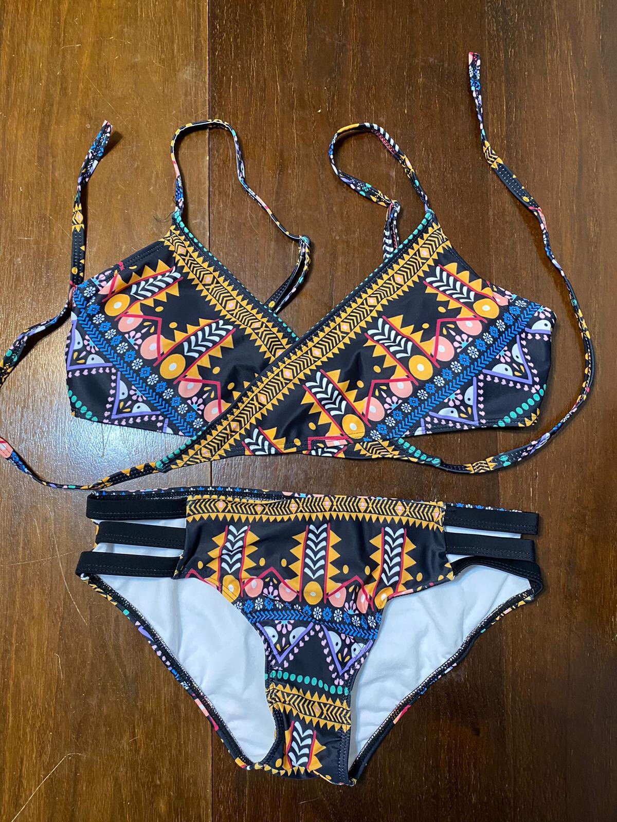 Tribal Bikini Tribal Swimsuit Aztec Bikini Push up Bikini | Etsy
