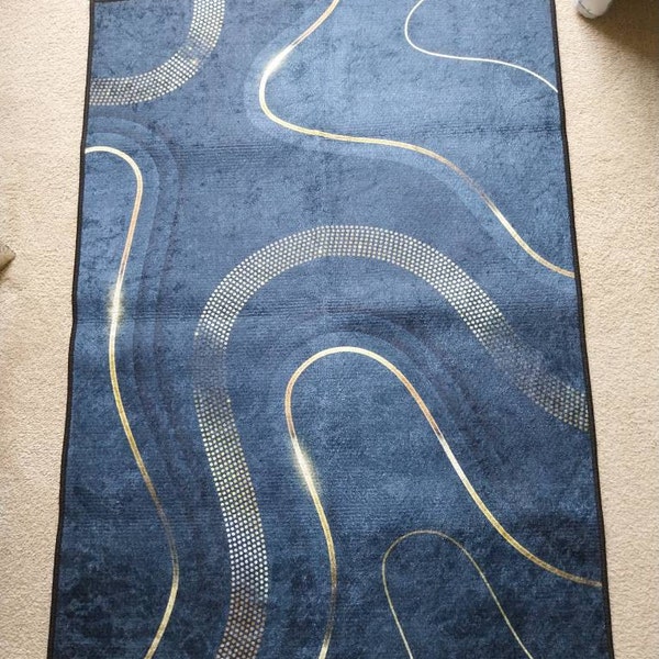 Jackson Pollock Convergence Rugs, Abstract Rug, Colorful Rugs ...