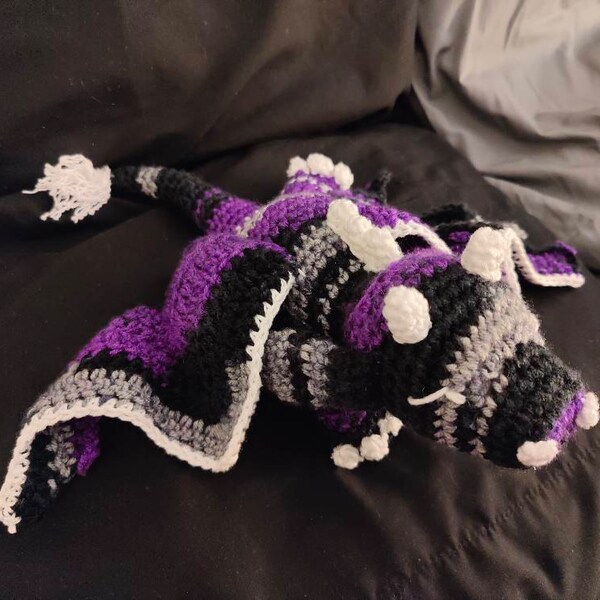 Galaxy Dragon - Crochet Pattern - Etsy