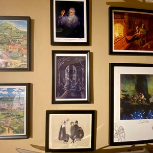 Bag End Door Art Print the Hobbit, the Lord of the Rings, J. R. R ...