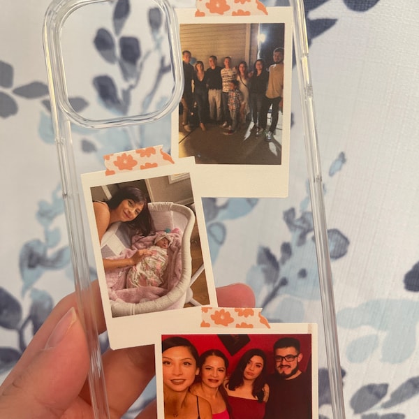 Custom Pictures Clear Phone Case for iPhone 17 16e 15 14 13 12 Mini SE ...