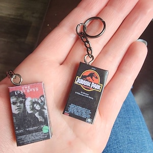 Miniature VHS Inspired Movie Keychain Charm Tons of Titles You Choose ...