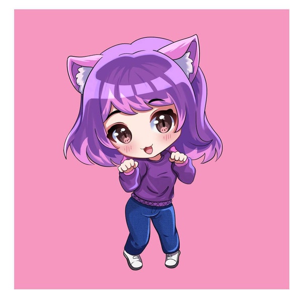 Vtuber Asset | Vtuber Hair Asset | Rigged Bubble Braid Hair | Chinese ...