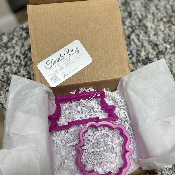 Plaque Emma Cookie Cutter - Etsy