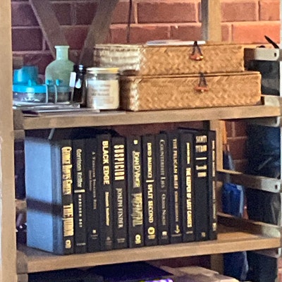 Hidden Storage, Real Books Faux Book Box Router Hider Vintage ...