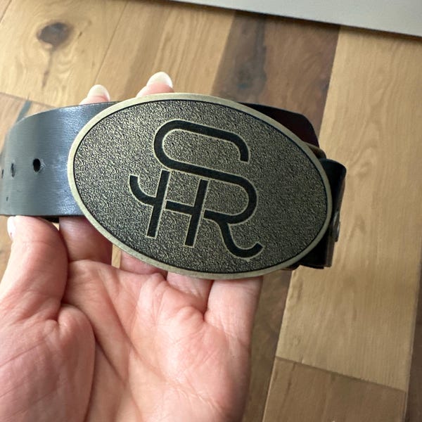 Full Grain Leather Snap-on Belt -RUGGED-AMERICAN MADE- Thick Men's Belt ...