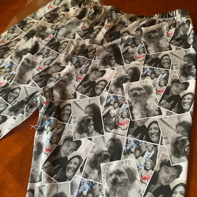 Collage Photo Pants/photo Pajama Pants/ Memory PJ Pants/personalized ...