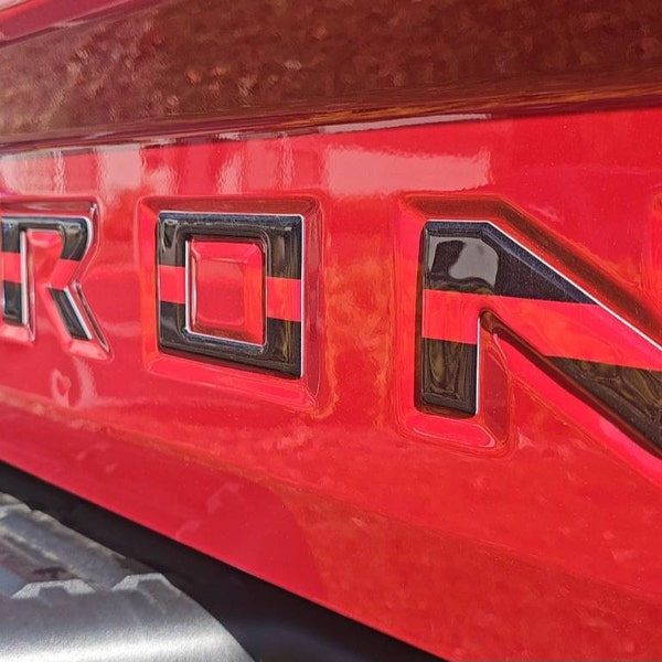 Domed 3D Raised Letters Inserts Compatible With TRD Pro Skid Plate ...