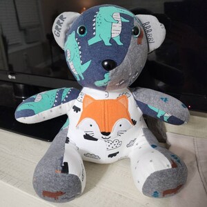 Keepsake Bear Out of Baby Clothes // Gift for Mom // Memory Bear ...
