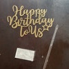 Personalized Happy Birthday Cake Topper Personalized With Any Text Any ...