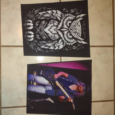 Mystical Goat Canvas Back Patch for Denim Jackets, Vest, Flannels ...