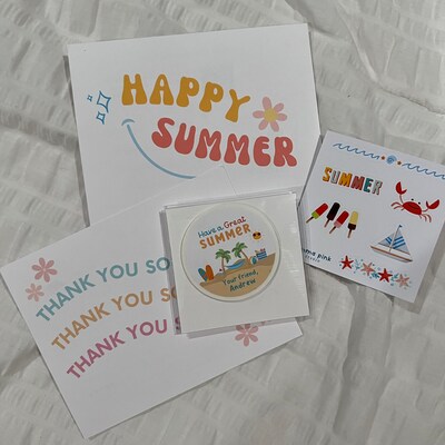 Have A Cool Summer, Happy Last Day of School Tags, School Party Favor ...