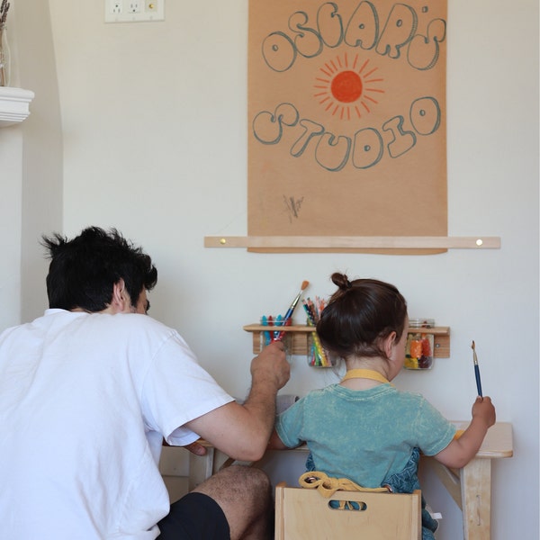 NOBI Paper Roll Holder - 12" 18" 20" Paper Dispenser, Note Pad, Studio ...