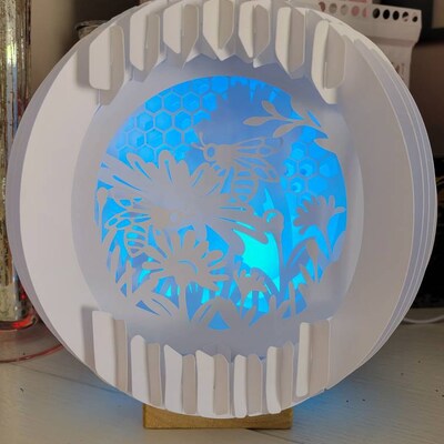 Bee Sphere Popup SVG for Cricut Projects, Cameo4, Scanncut, Paper ...