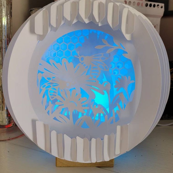 Bee Sphere Popup SVG for Cricut Projects, Cameo4, Scanncut, Paper ...