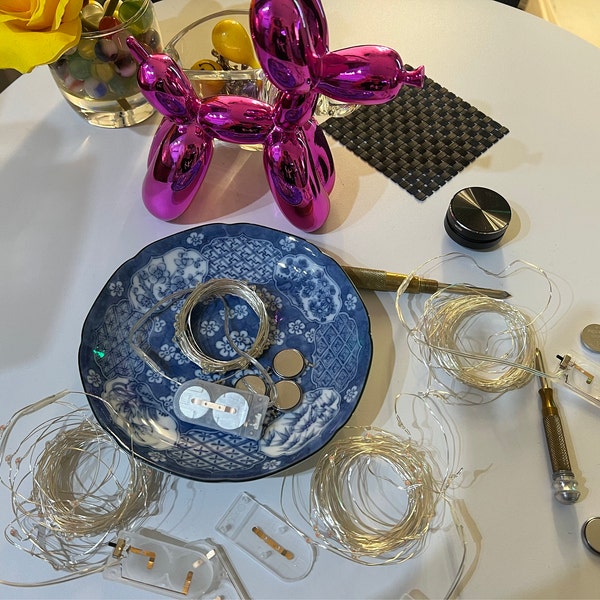 Purple LED Balloons, Large 24 Inch Clear Balloons With 197 Inch Purple ...