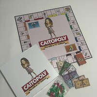 Custompoly Board Game - Complete Game: Customized Gift, Personalized ...