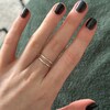 Midi Ring, Pinky Ring, Toe Ring in Sterling Silver Adjustable Toe Ring ...