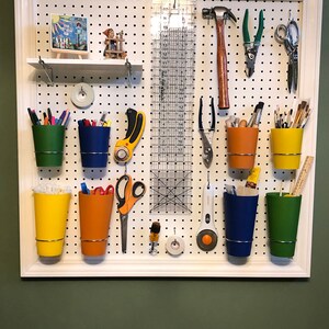 36 X 24 Beautiful Framed Pegboard Peg Board - Etsy