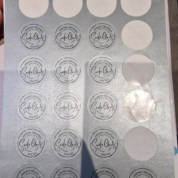 Custom QR Code Package Brand Name Stickers Sheet, Custom Text Stickers ...