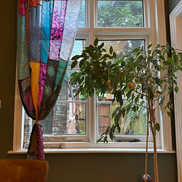 Handmade Curtains, Recycled Vintage Curtains, Boho Style, Ethical ...