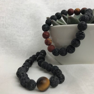 Volcanic Stone Beads: Natural Lava Beads 4mm 6mm 8mm 10mm 12mm ...