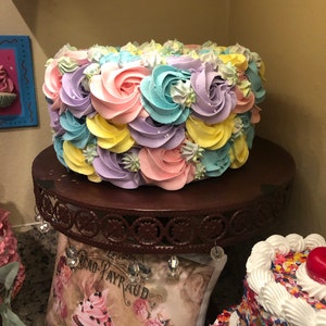 Fake Blue Cake heavenly Cakes Collection. Light | Etsy