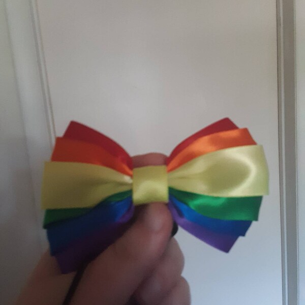 LGBT Gay Pride Bow - Etsy
