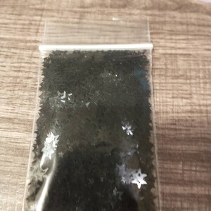 6mm Kawaii Pastel Goth Black Hollow Star Glitter Resin - Etsy