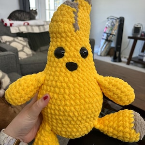 Cute Banana Peely Plush Crochet Pattern PDF - Etsy