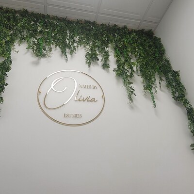 Gold and White Custom Sign for the Wall With All Mounting - Etsy