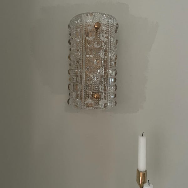 Claus Bolby by CEBO Rare Wall Sconces - 1970's Danish Pop Art Acrylic ...