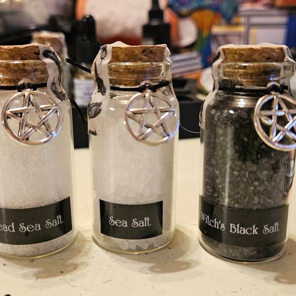 Ritual Salt Witch Salt Black Salt Black Salt Dead Sea Salt Protection ...