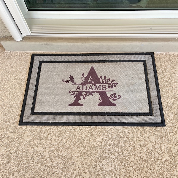 Personalized Welcome Mat - Etsy