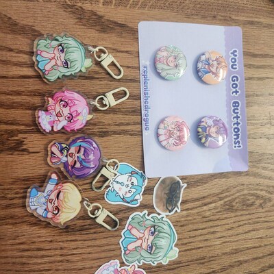 Project Sekai/colorful Stage Buttons / Pins / Badges Wonderland X ...