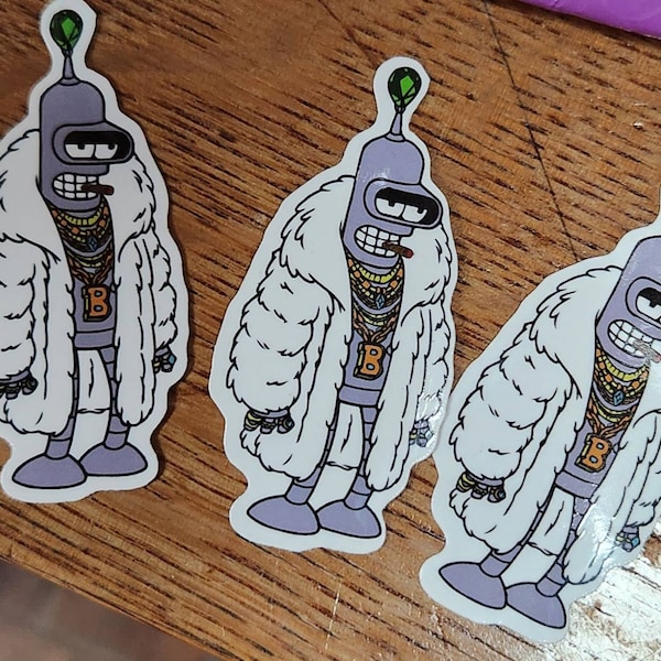 Rich Bender Futurama Sticker - Etsy